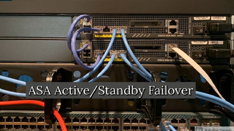 Cisco ASA Firewall Active/Standby Failover Configuration – RMTech